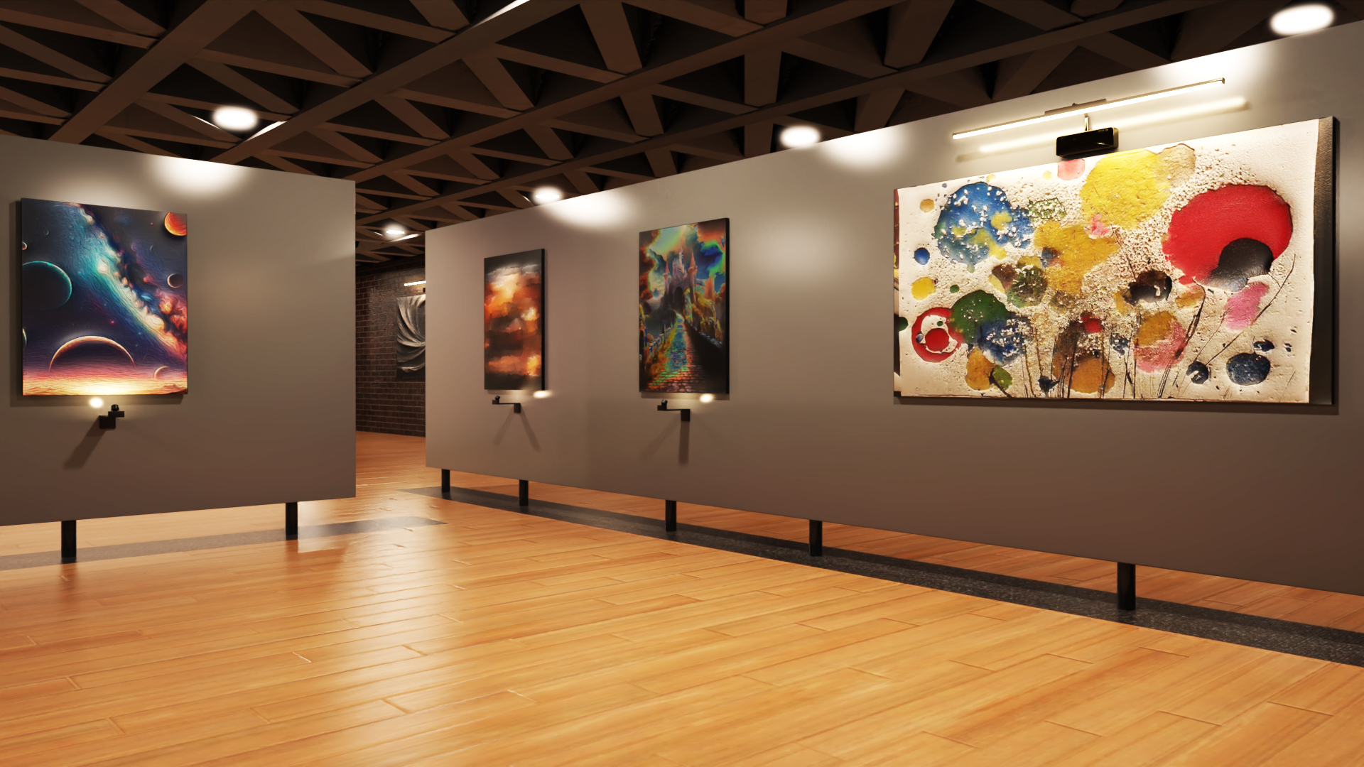 Mini Art Gallery | Daz 3D