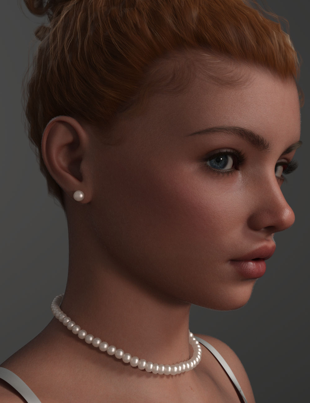 Exquisite Pearl Chokers and Earrings for Genesis 9 | Daz 3D