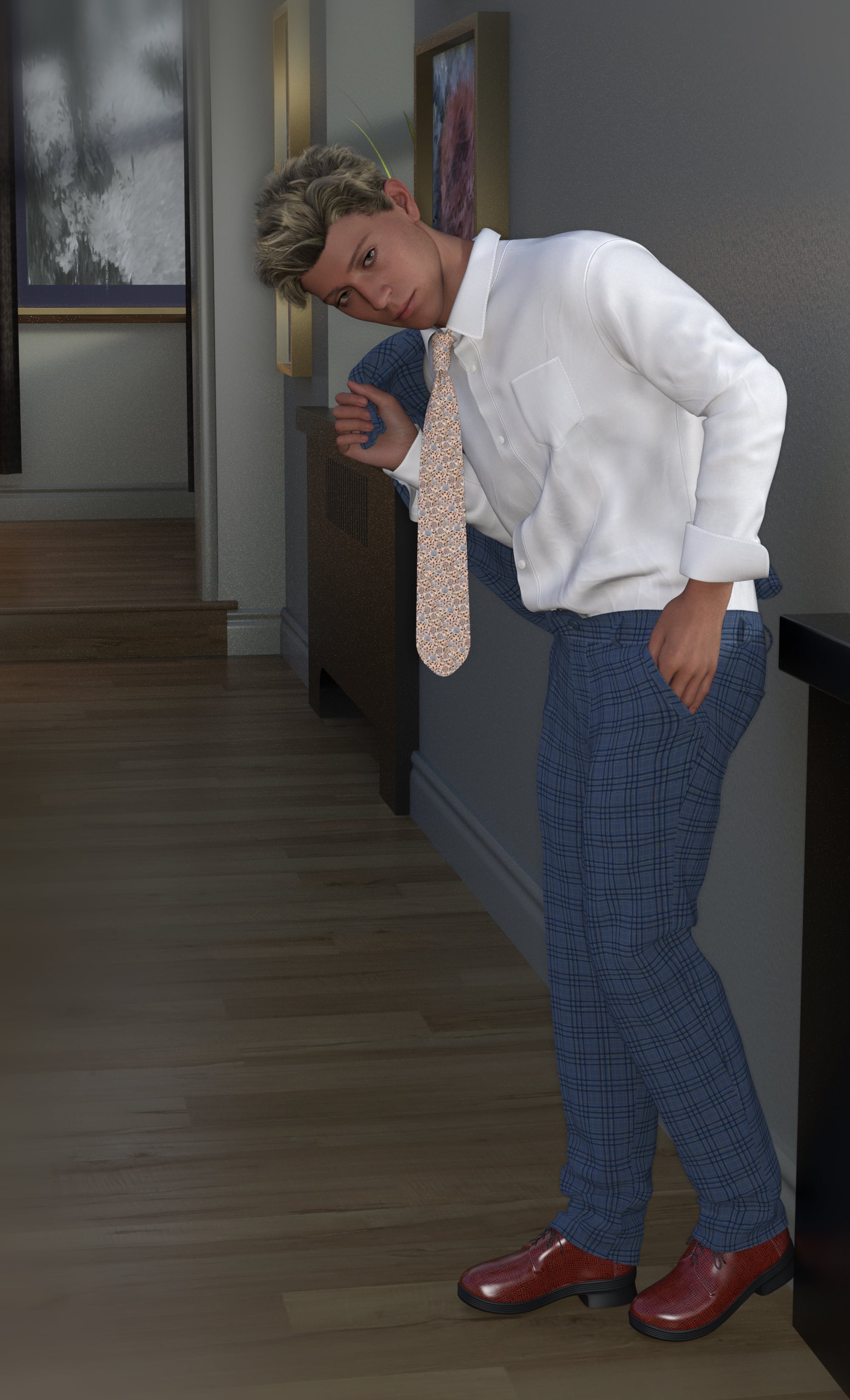 dForce BRZ Men's Suits and Poses for Genesis 9 | Daz 3D