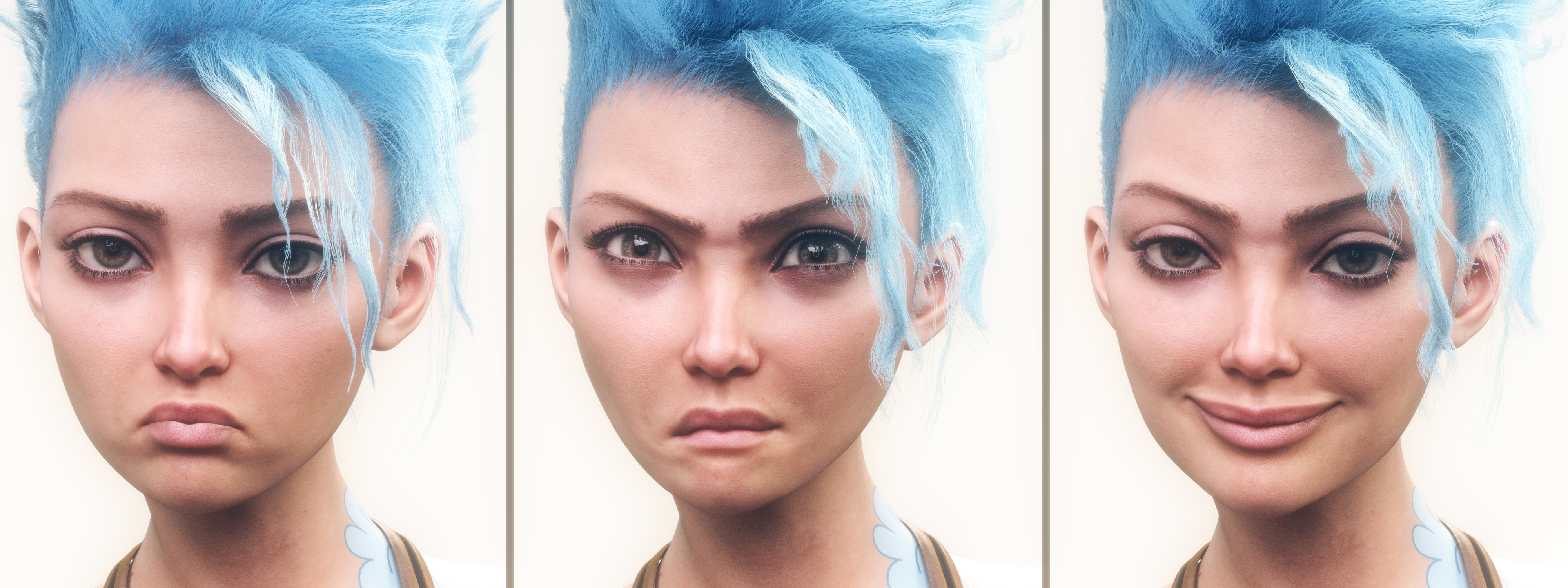Manic Expression Fusion for Genesis 9 | Daz 3D