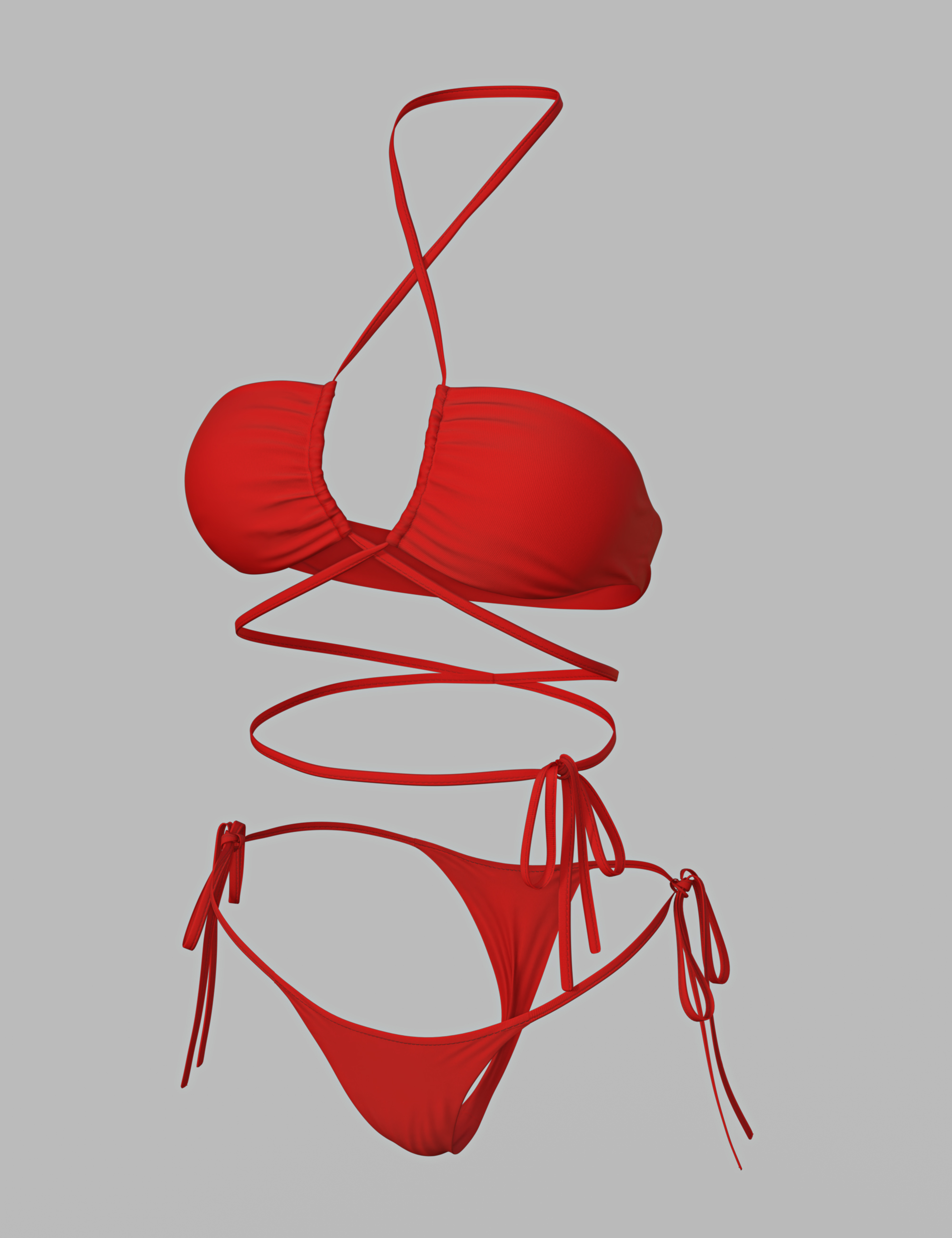 dForce SU Beach Vacation Bikini for Genesis 9, 8.1, and 8 Female | Daz 3D