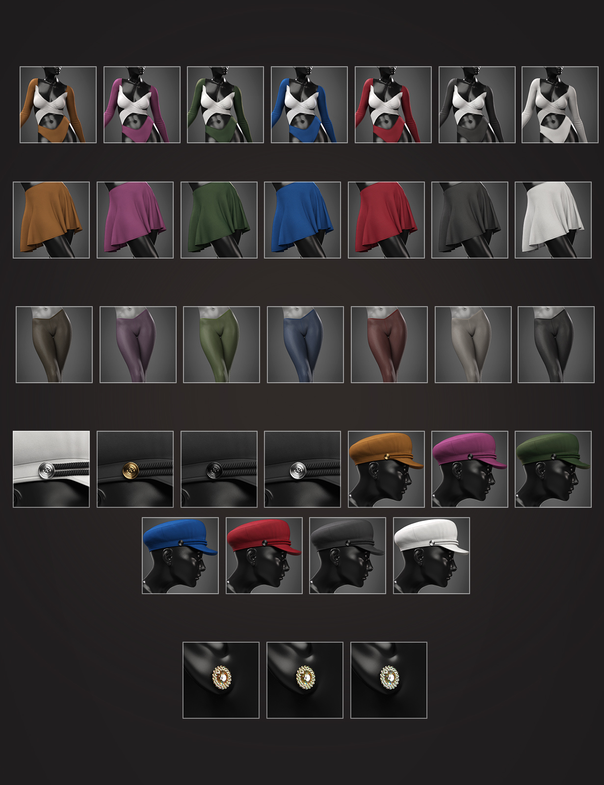 dForce CGI Katya Outfit for Genesis 9 | Daz 3D