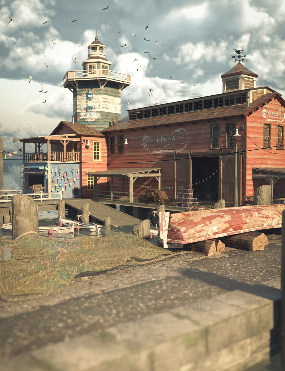 Southwest Harbor | Daz 3D