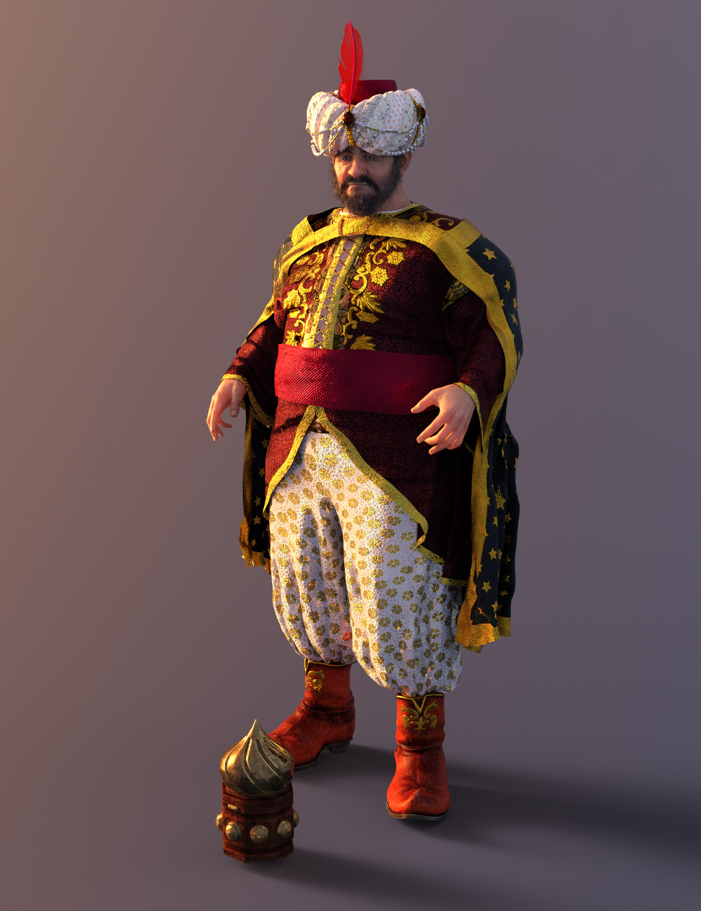 Three Kings - King Balthasar for Genesis 8 Males | Daz 3D