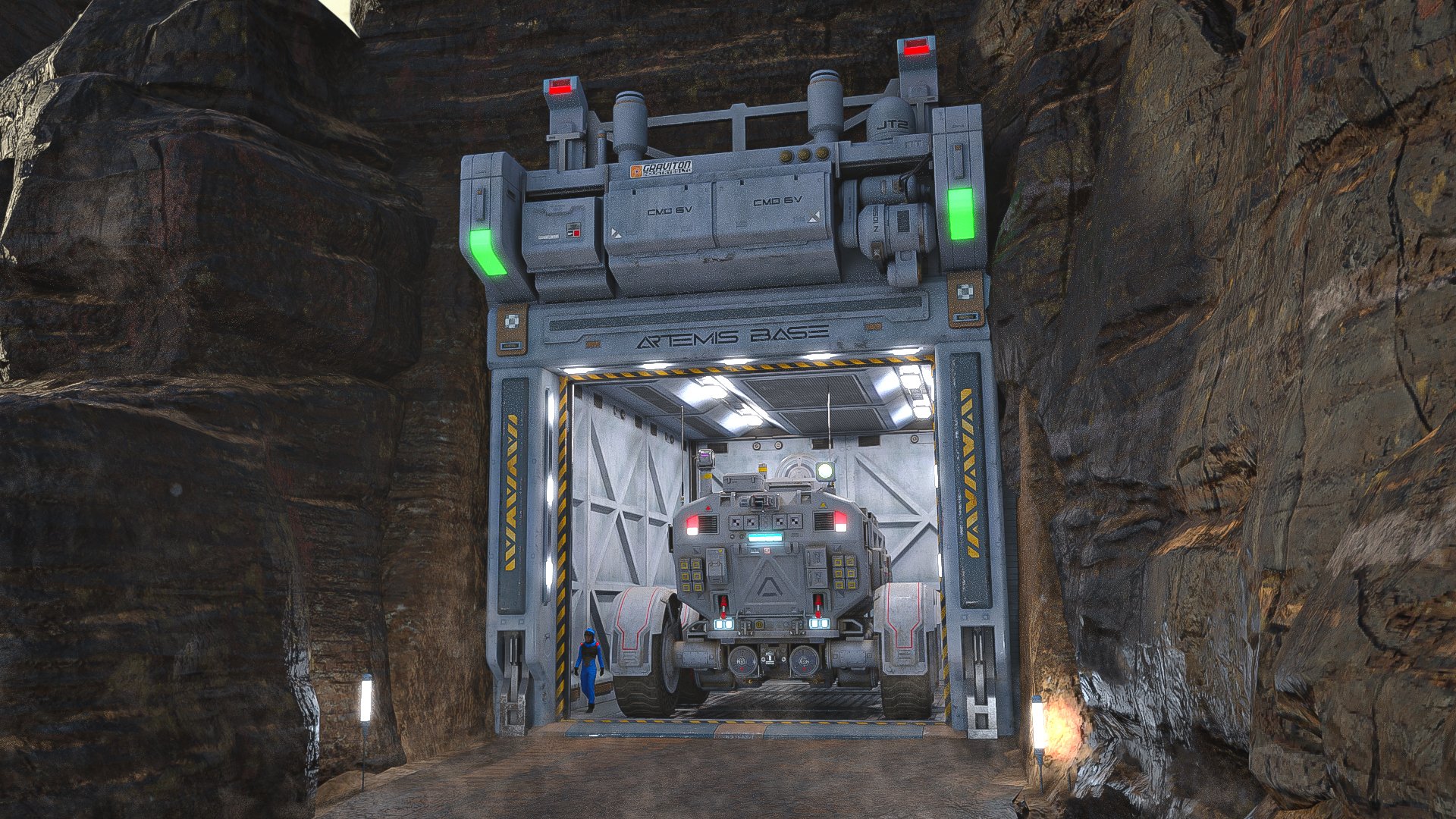 SE Space Base Artemis Props | Daz 3D