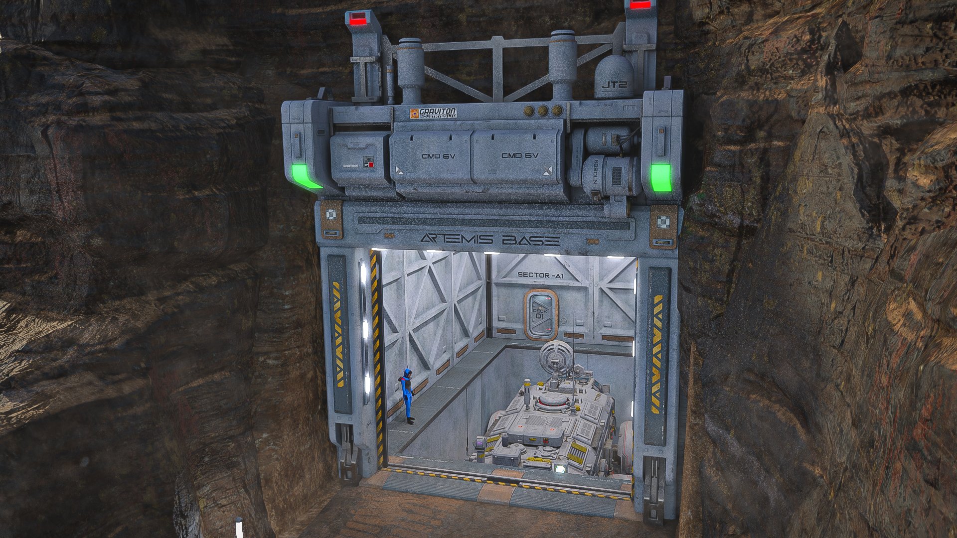 SE Space Base Artemis Props | Daz 3D