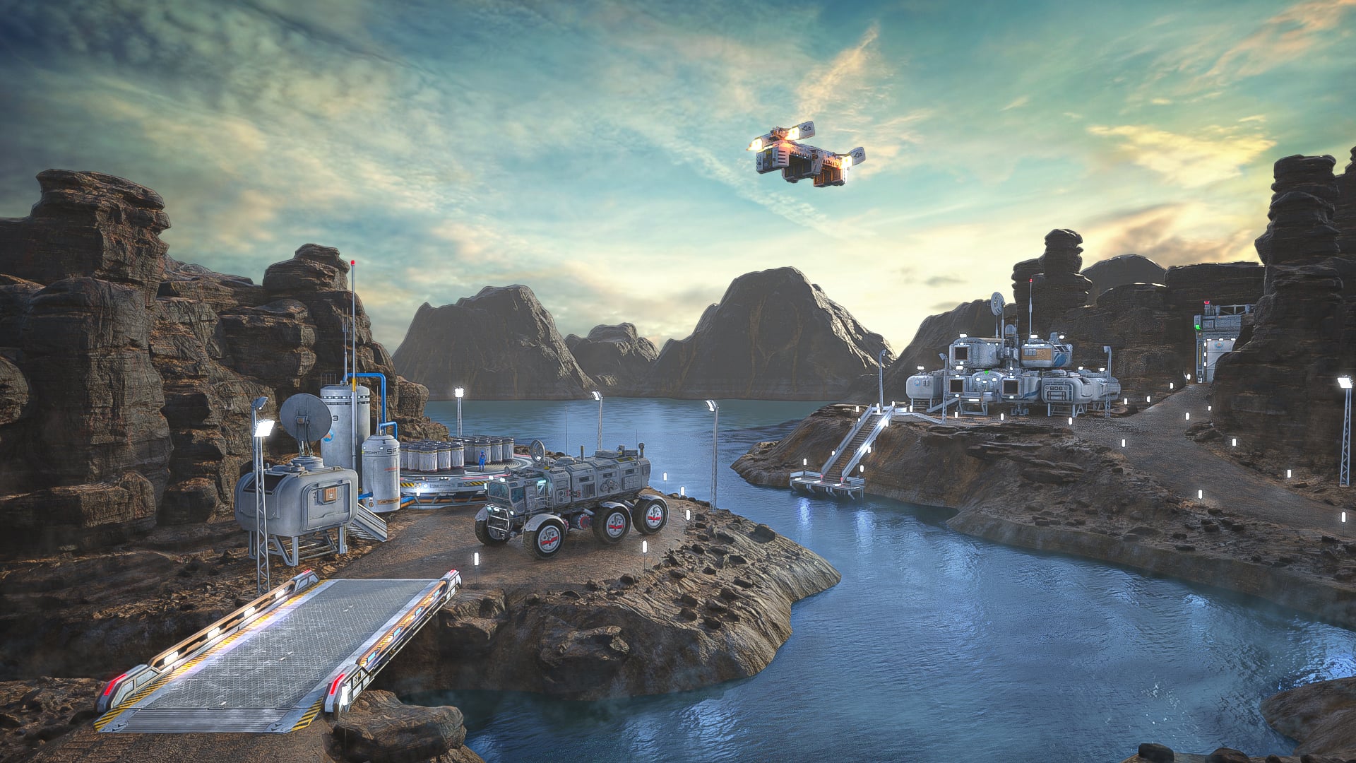SE Space Base Artemis Props | Daz 3D