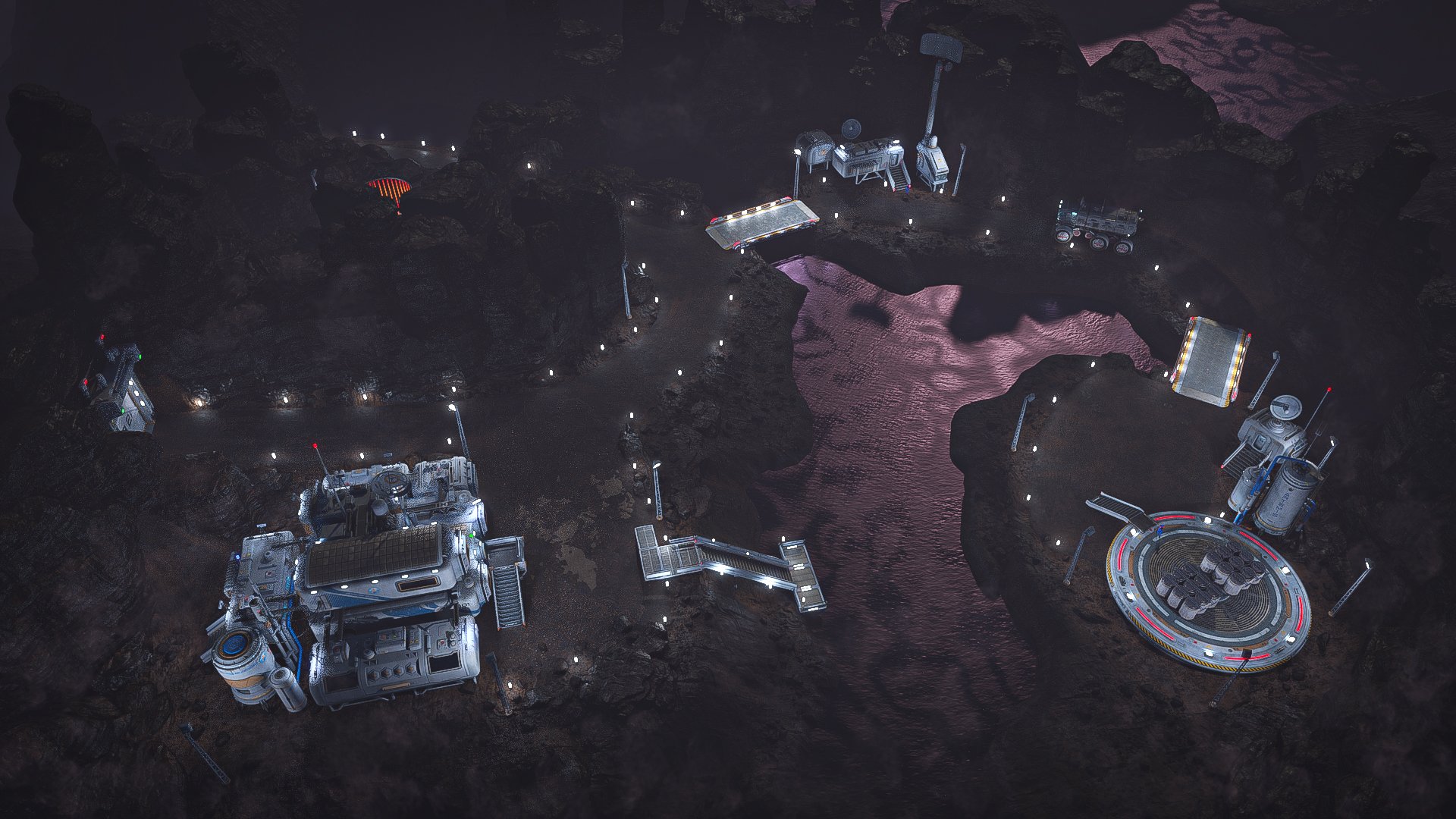 SE Space Base Artemis Props | Daz 3D