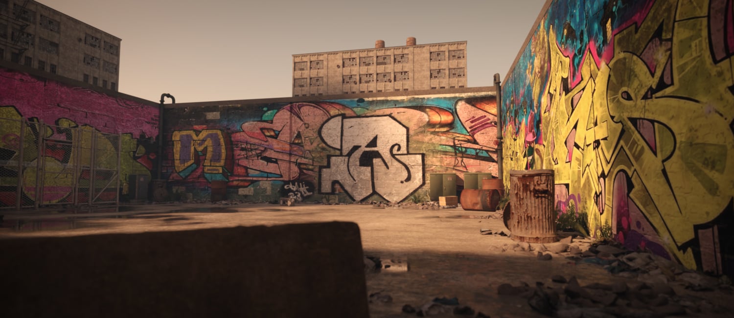Graffiti Yard | Daz 3D
