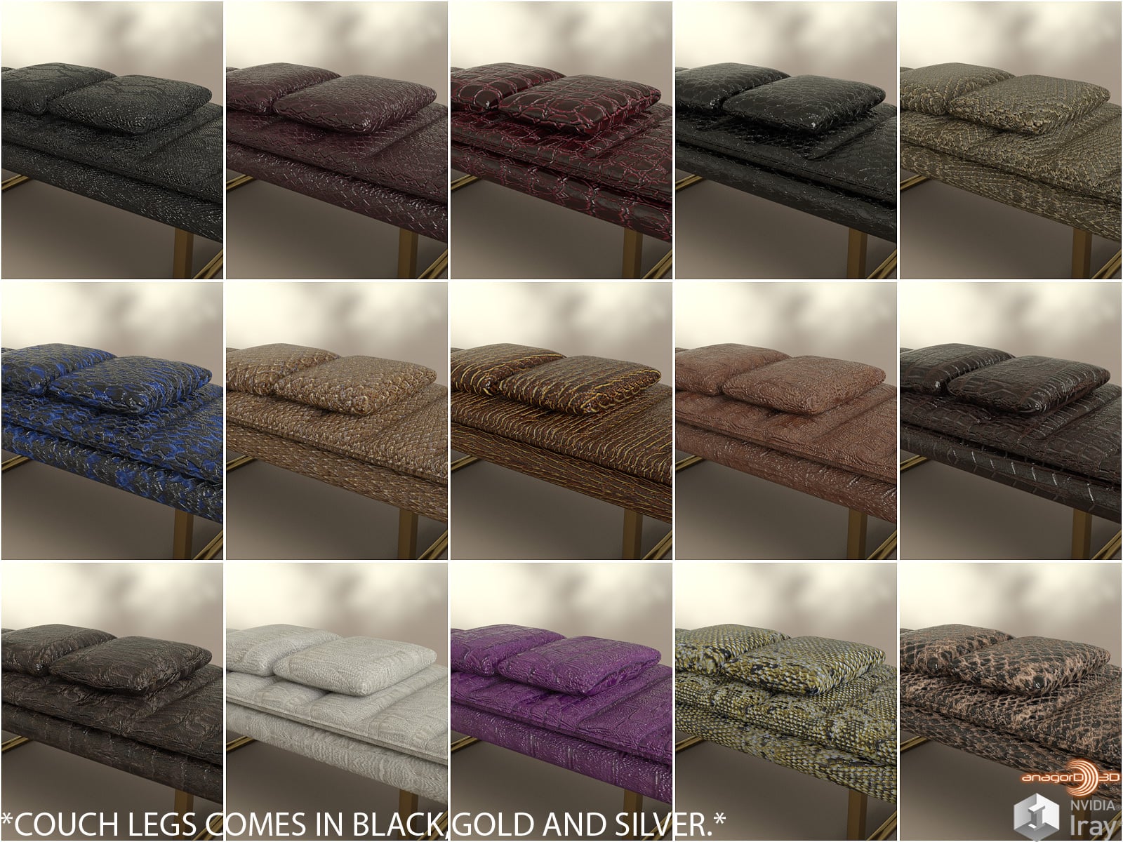 VERSUS - Morphing Couch for Daz Studio | Daz 3D
