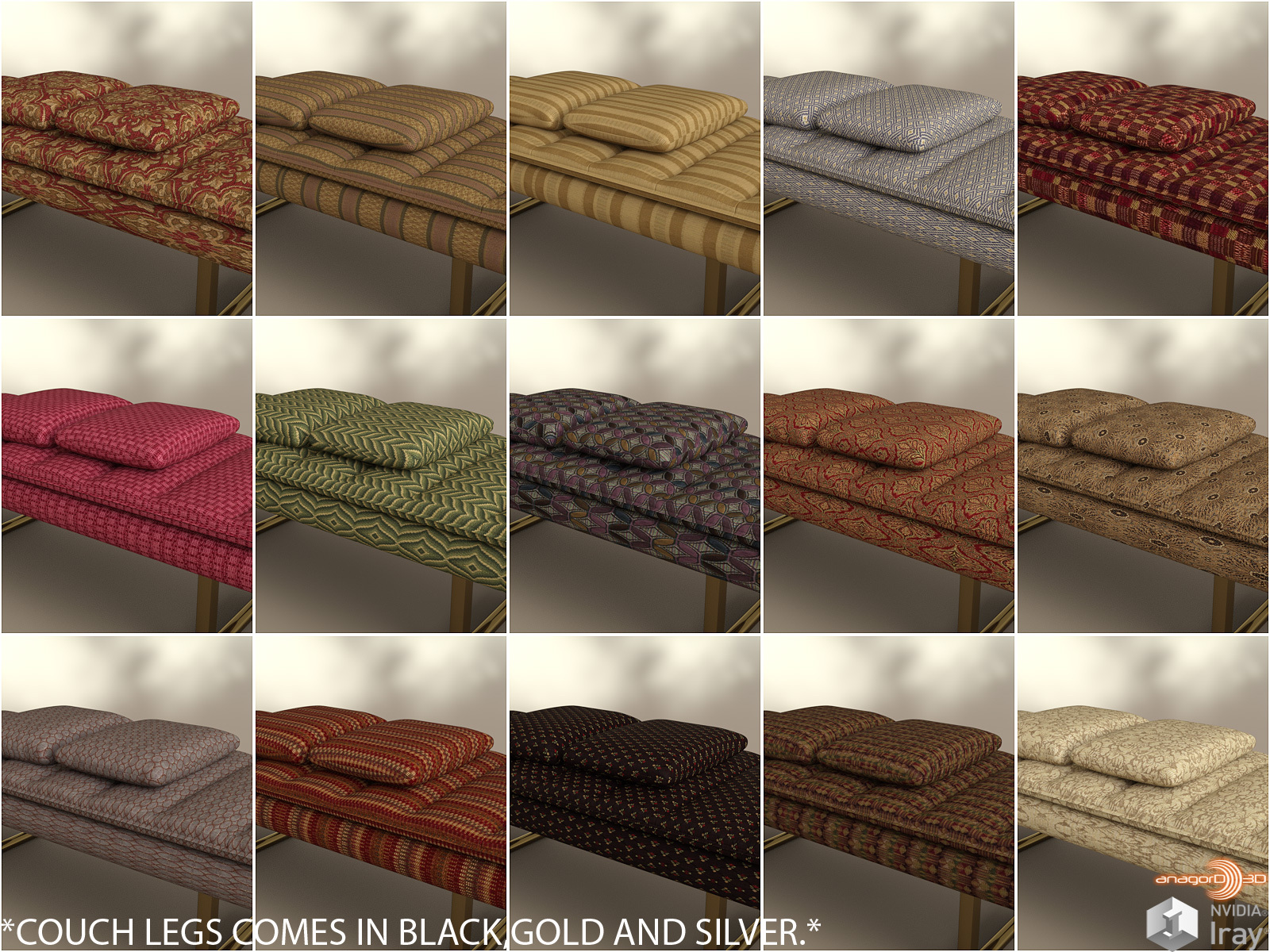 VERSUS - Morphing Couch for Daz Studio | Daz 3D