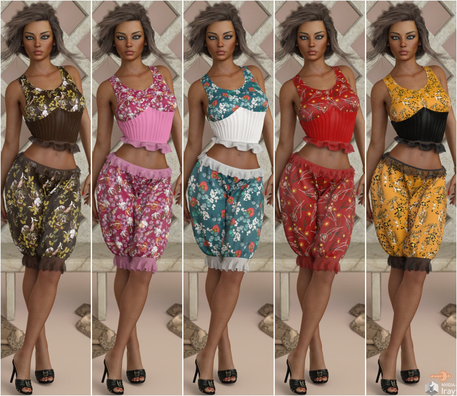 VERSUS - Lingerie 1900 for G8F | Daz 3D