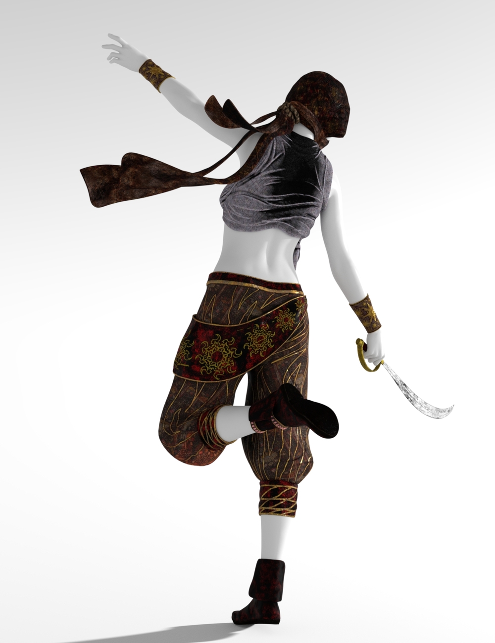 Scimitara Exotic Assassin for Genesis 8 Female | Daz 3D