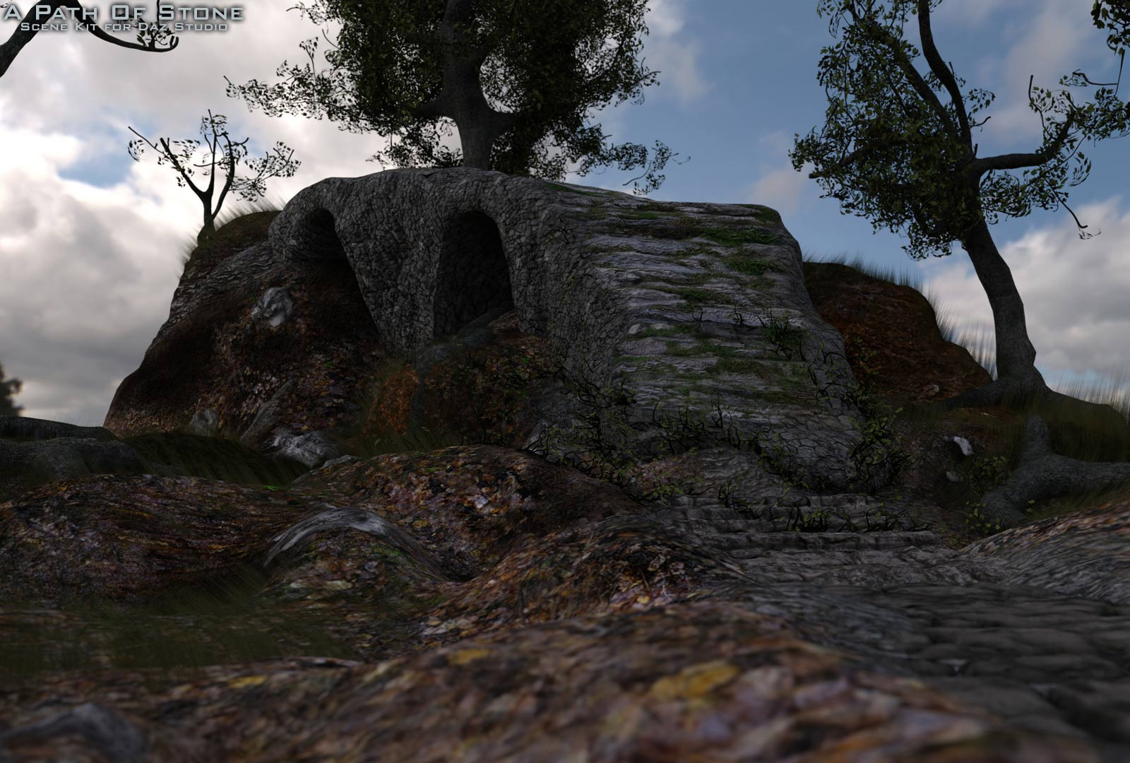 A Path Of Stone - A Scene Kit For Daz Studio | Daz 3D