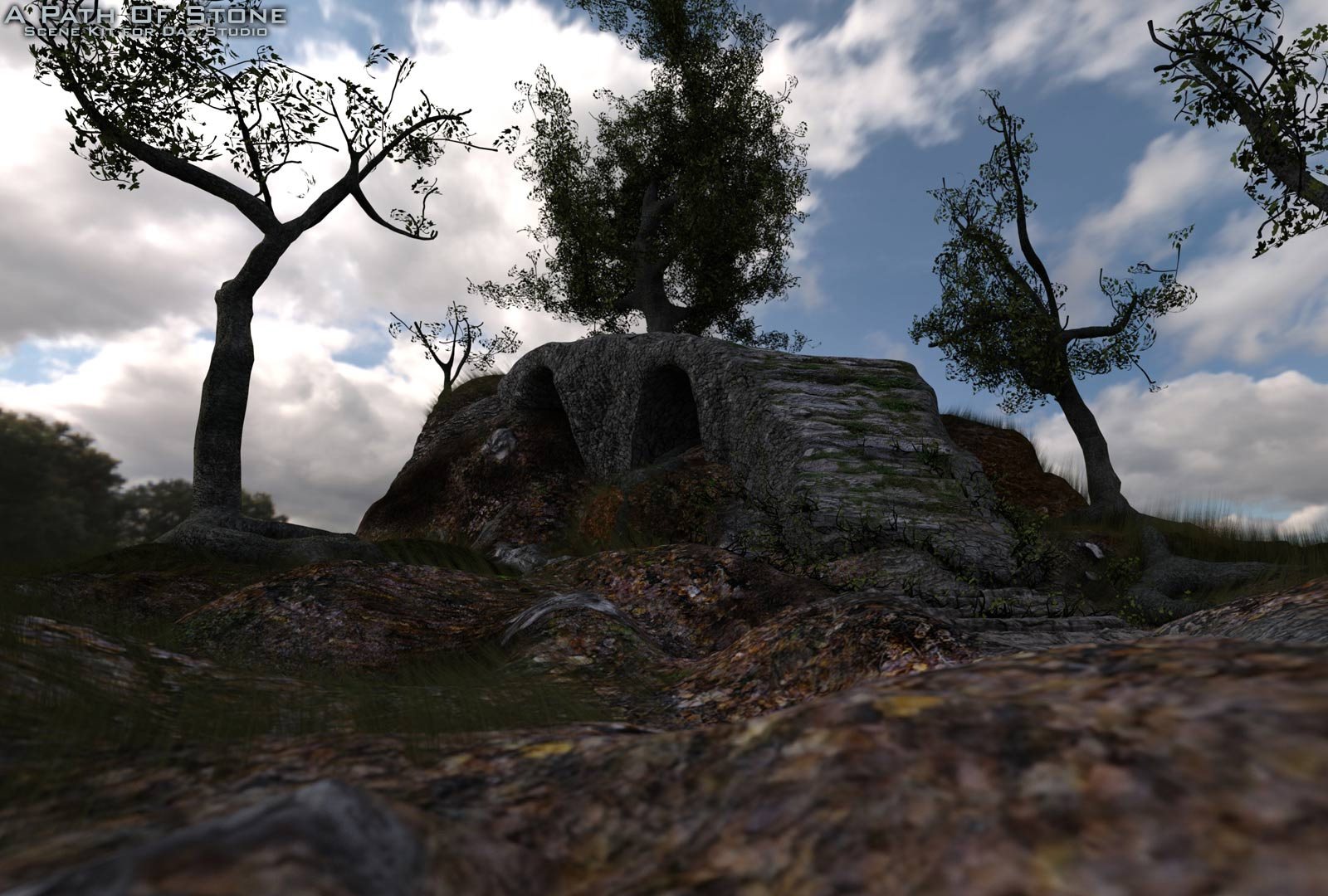 A Path Of Stone - A Scene Kit For Daz Studio | Daz 3D