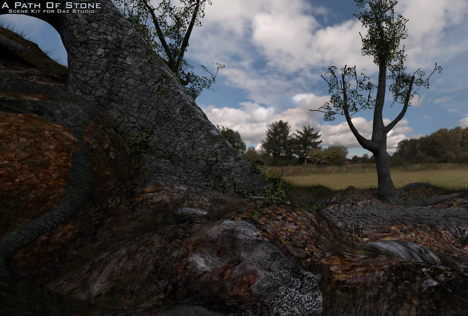 A Path Of Stone - A Scene Kit For Daz Studio | Daz 3D