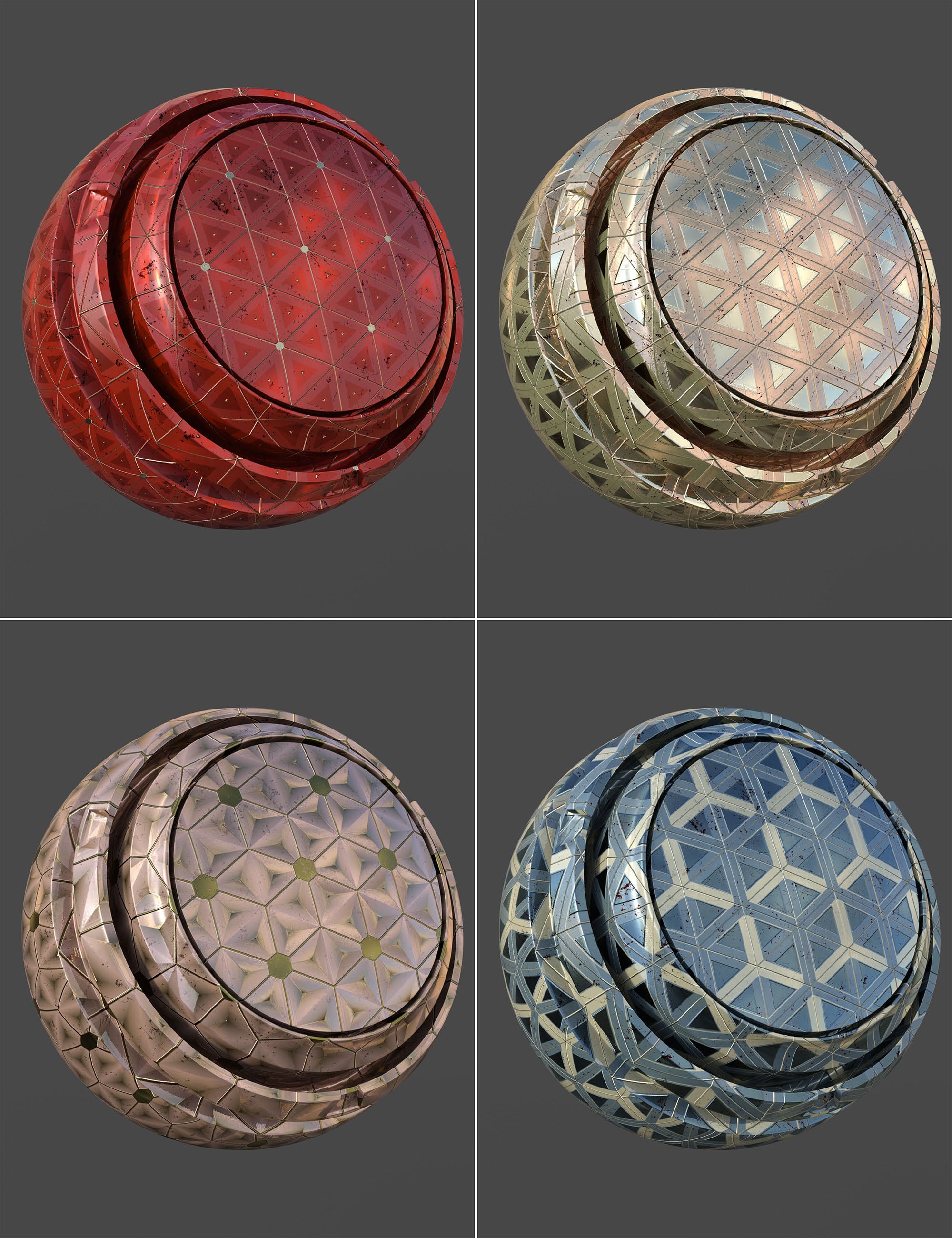 Nova Metal Iray Shaders - MR | Daz 3D