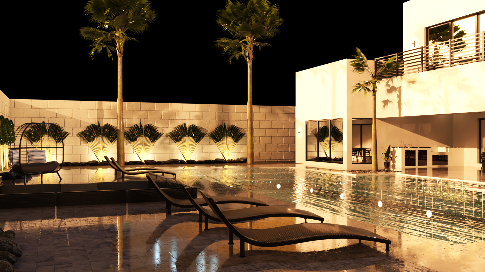 Backyard Pool | Daz 3D