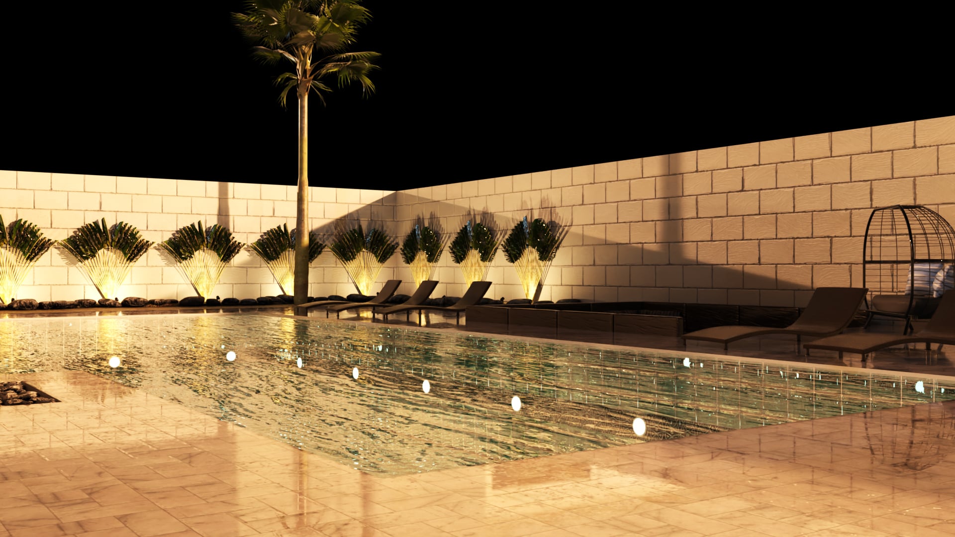 Backyard Pool | Daz 3D