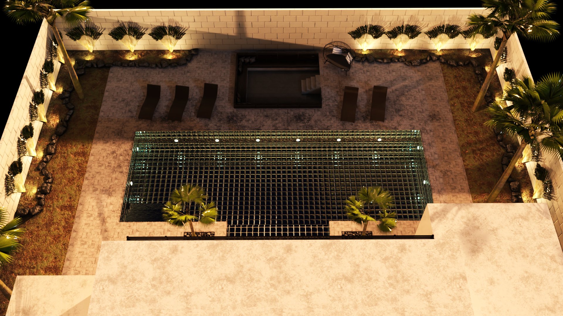 Backyard Pool | Daz 3D