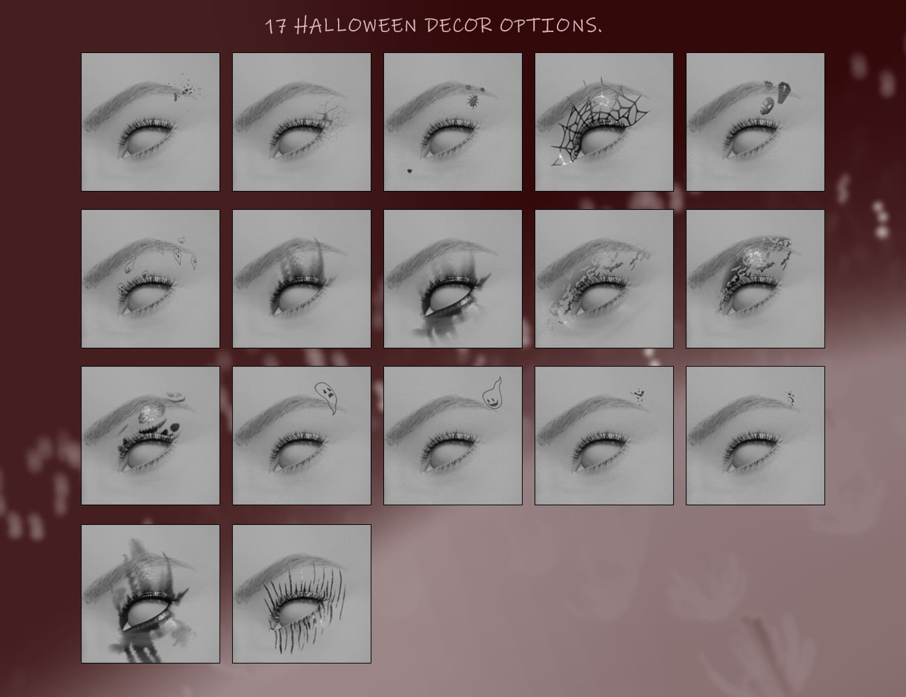 Halloween Inspired Genesis 9 Eyeshadow Builder | Daz 3D