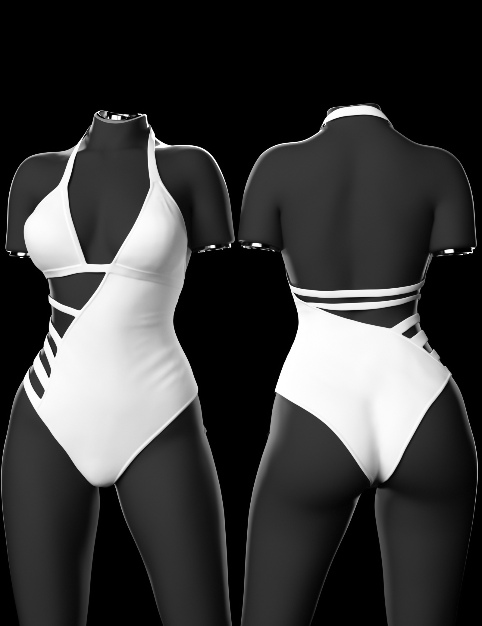 Mk Golden Eclipse Swimsuit For Genesis 9 8 And 8 1 Female Daz 3d