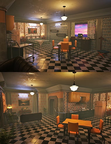 XI NA Living Quarters | Daz 3D