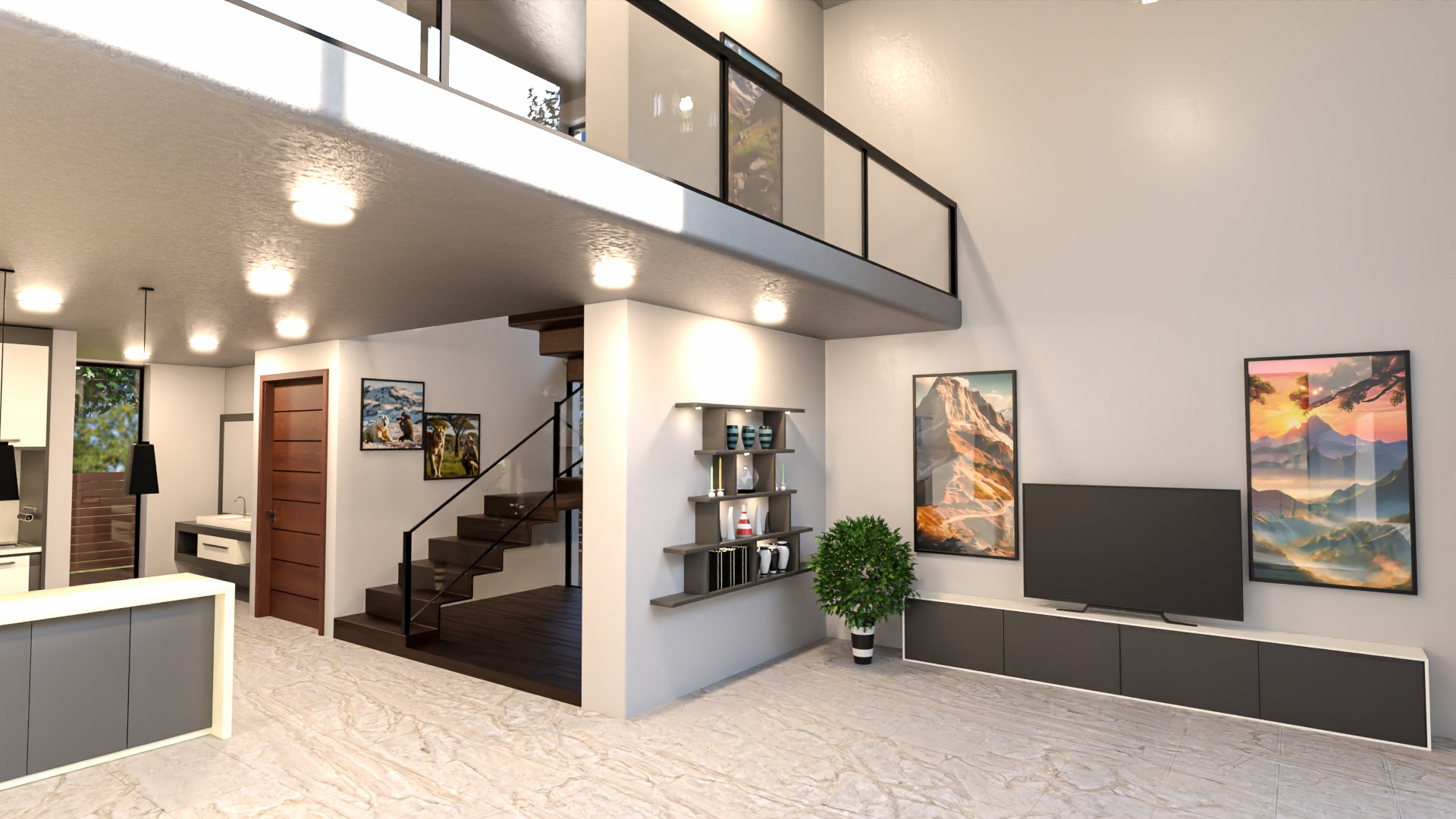 House with Swimming Pool | Daz 3D