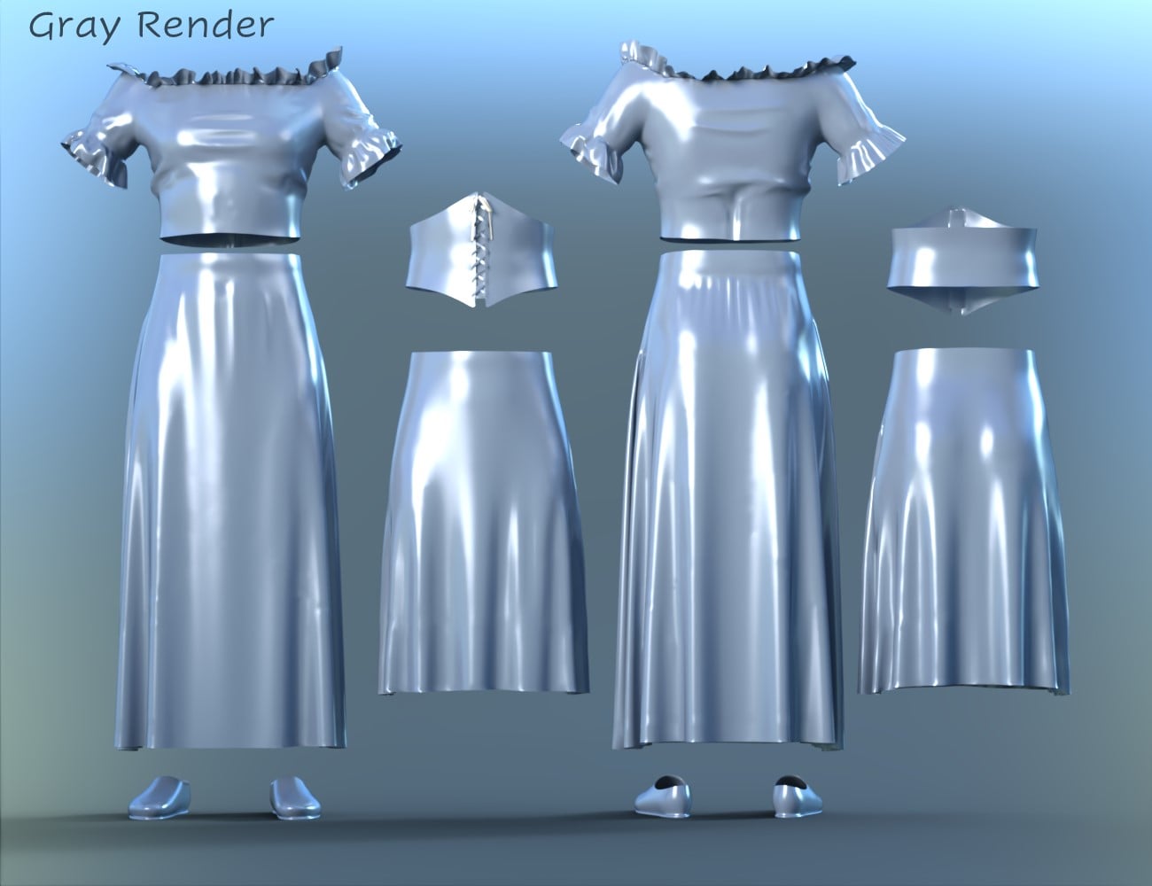 dForce Fantasy Bar Maid Genesis 9 | Daz 3D