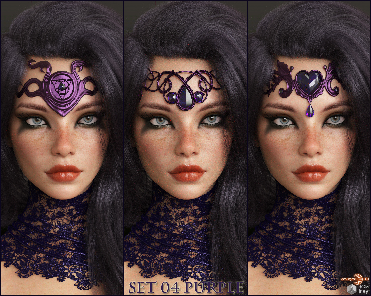 VERSUS - Gothic Accents for Genesis 8 Females | Daz 3D