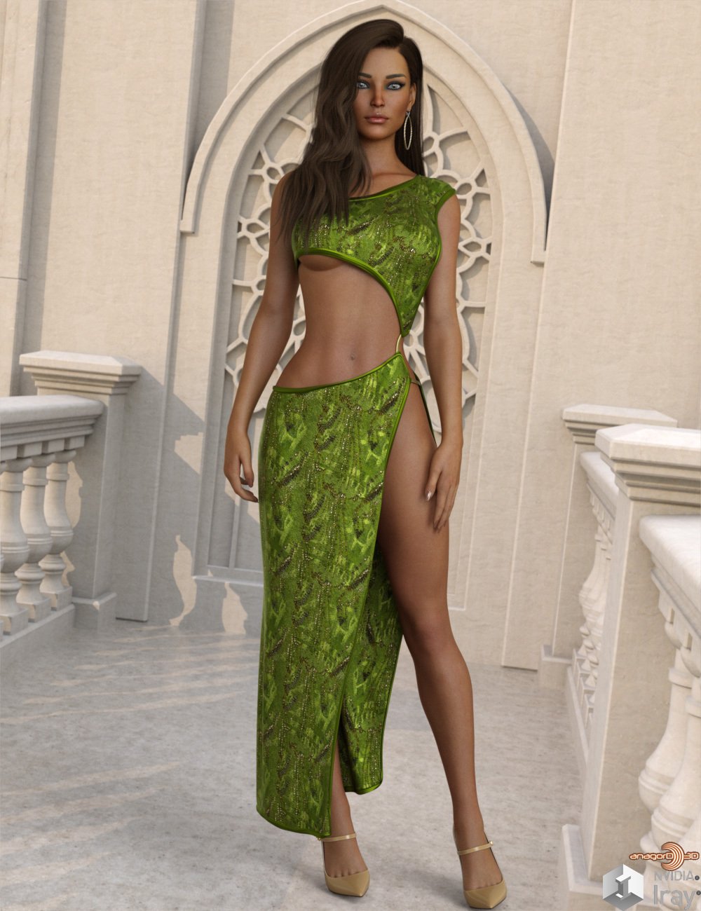 Versus Exnem Dforce Cocktail Dress C For Genesis 8 Female Daz 3d