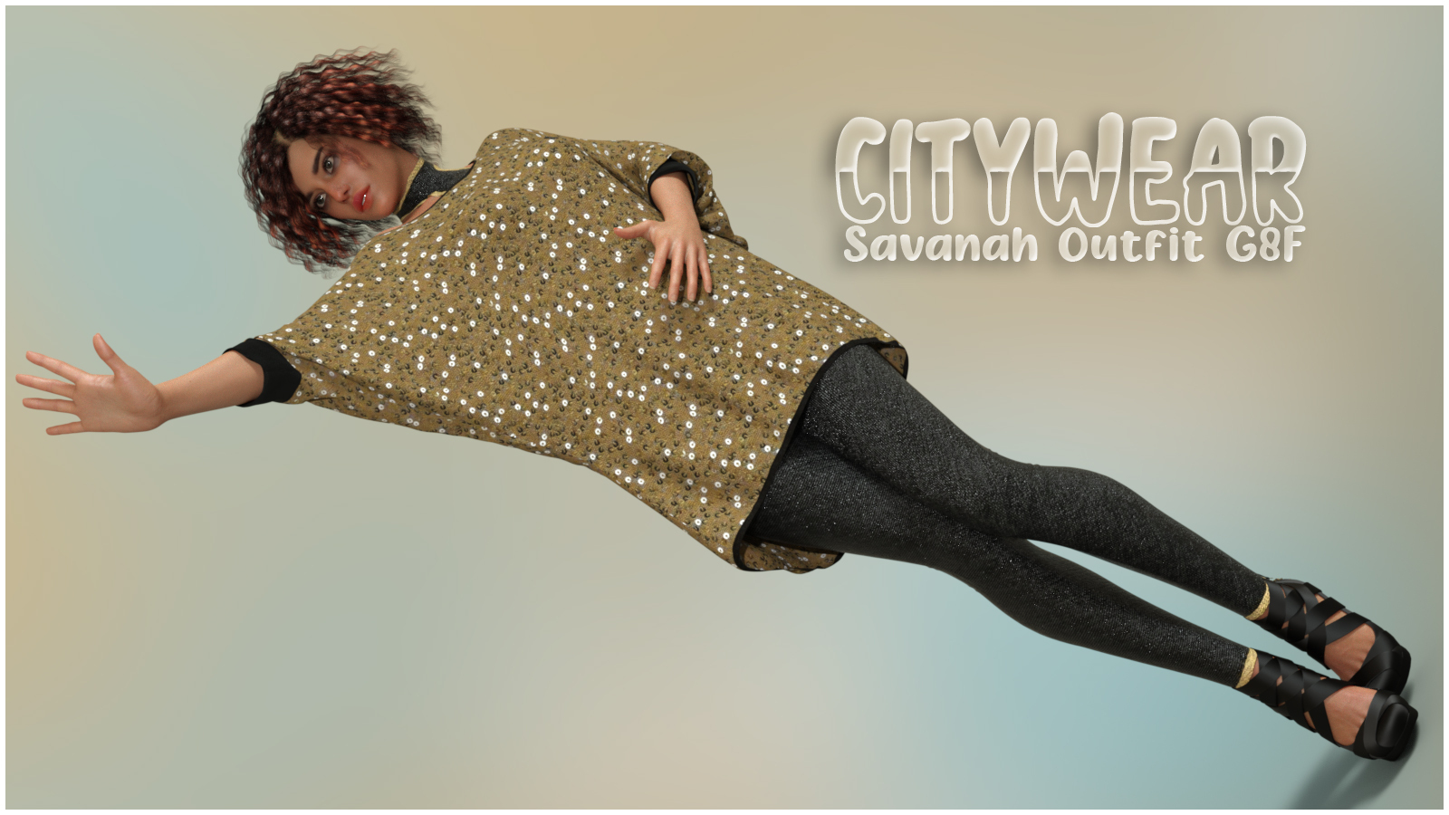 CityWear Savannah Outfit G8F | Daz 3D