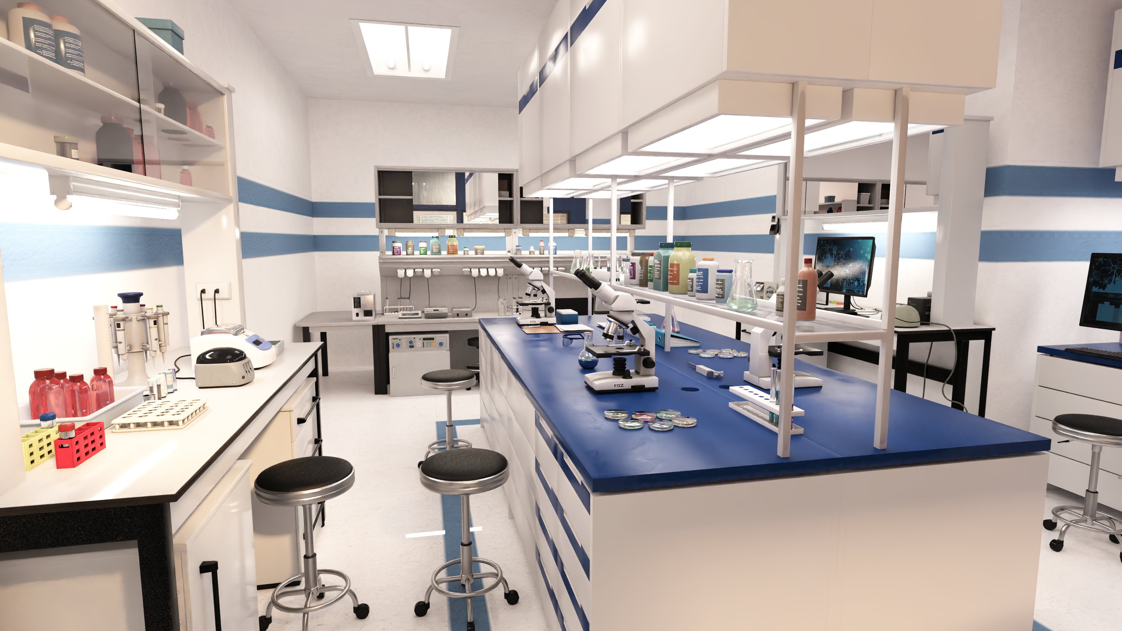 FG Science Laboratory Bundle | Daz 3D