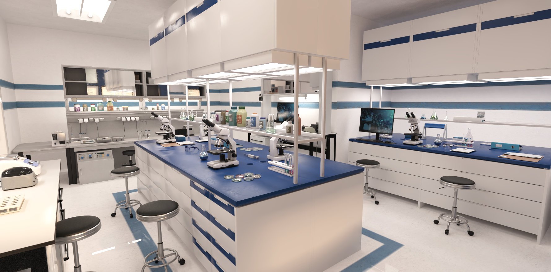 FG Science Laboratory Bundle | Daz 3D