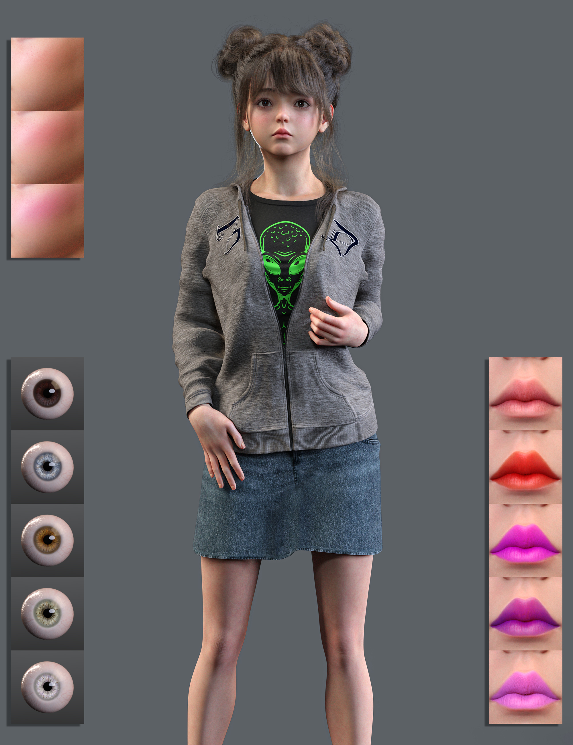 MB Shila Young HD for Genesis 9 Feminine | Daz 3D