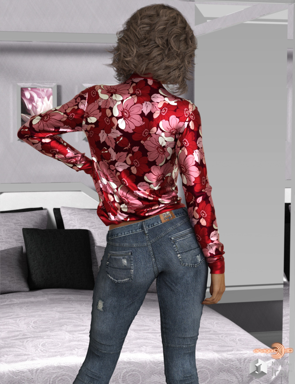 VERSUS - dForce V-Neck Knit for Genesis 8 Females | Daz 3D