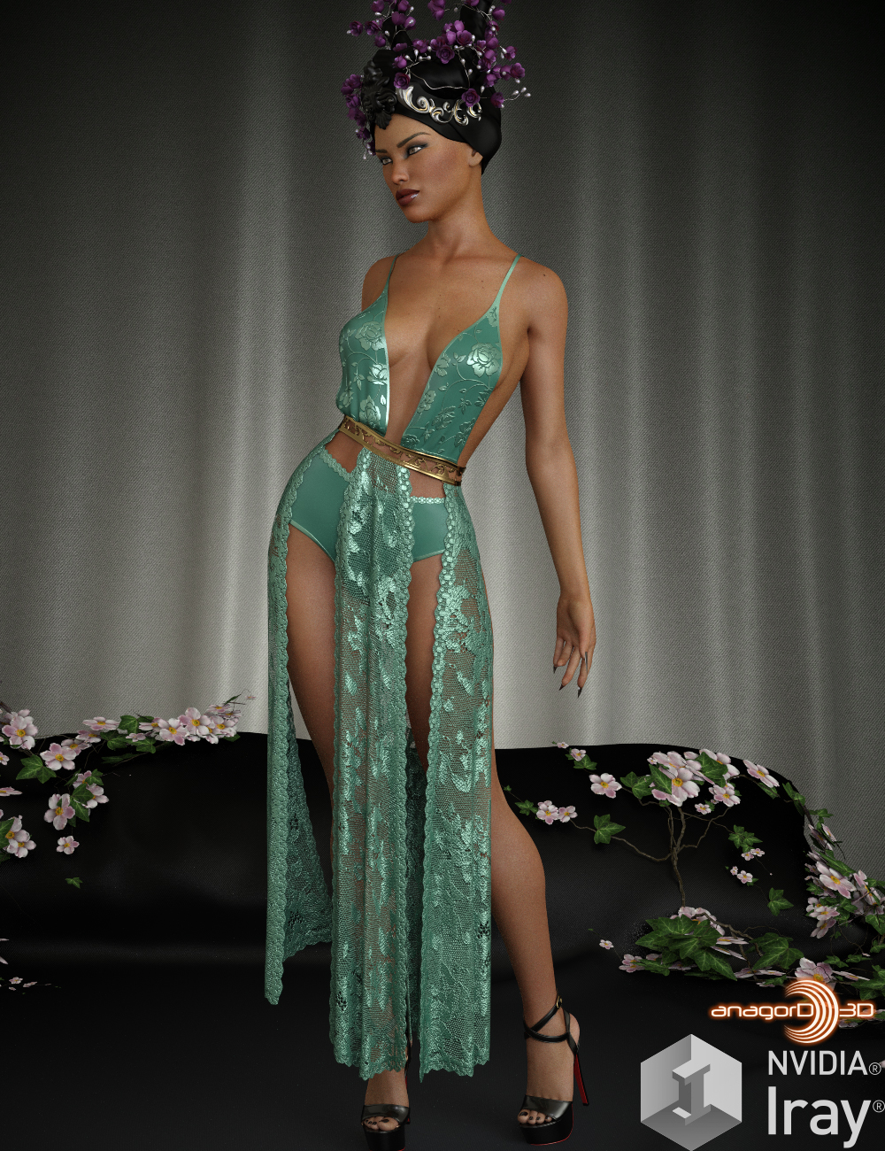 VERSUS - dForce Tempest Dress for Genesis 8 Females | Daz 3D