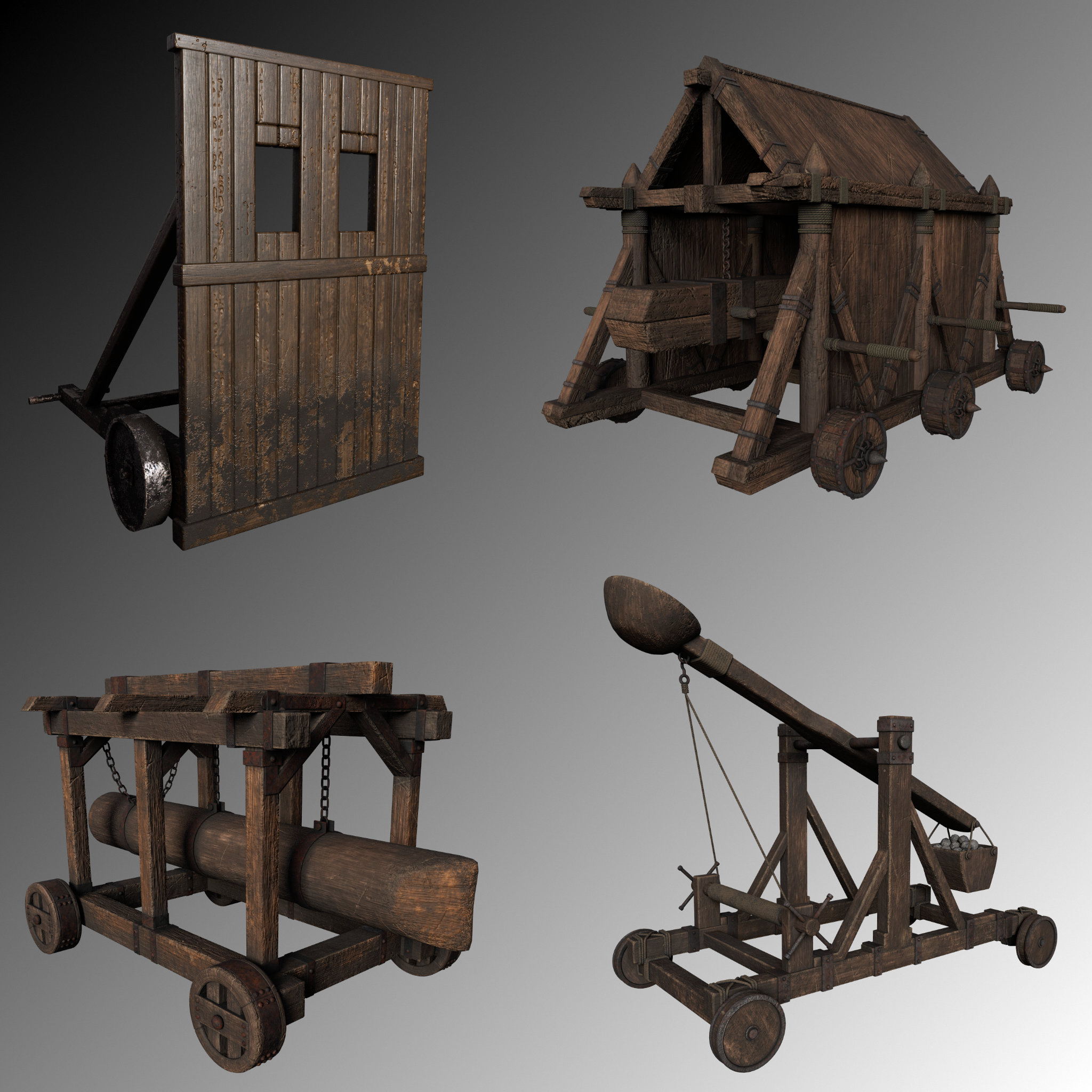 FG Siege Weapons | Daz 3D