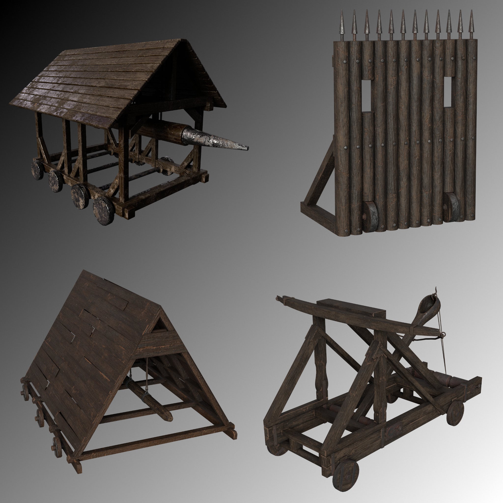 FG Siege Weapons | Daz 3D