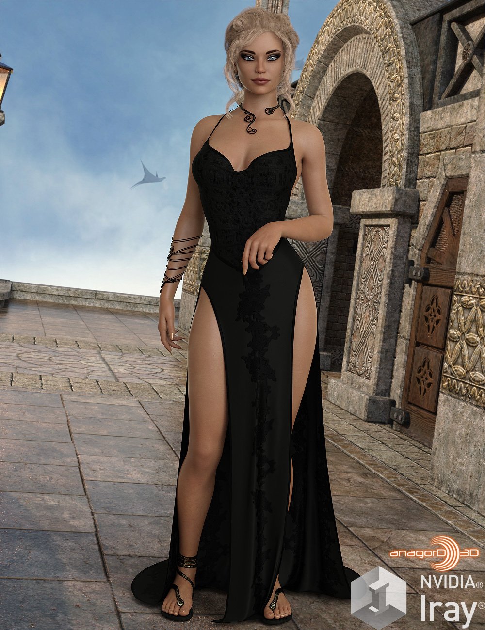 VERSUS - dForce Premiere Dress for Genesis 8 Females | Daz 3D
