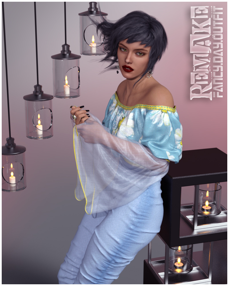 Remake Fancy Day Outfit G8F | Daz 3D