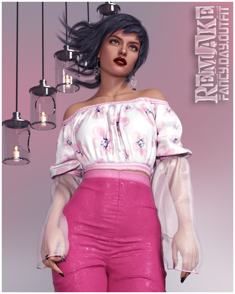 Remake Fancy Day Outfit G8F | Daz 3D