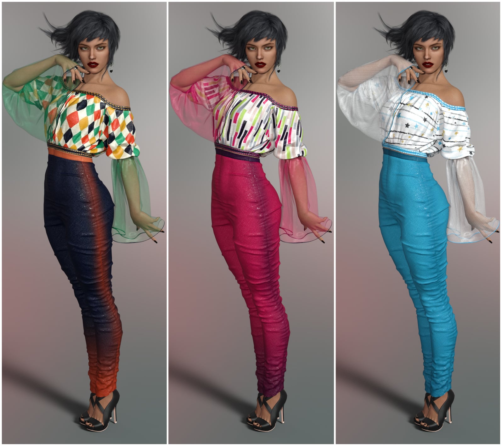 Remake Fancy Day Outfit G8F | Daz 3D