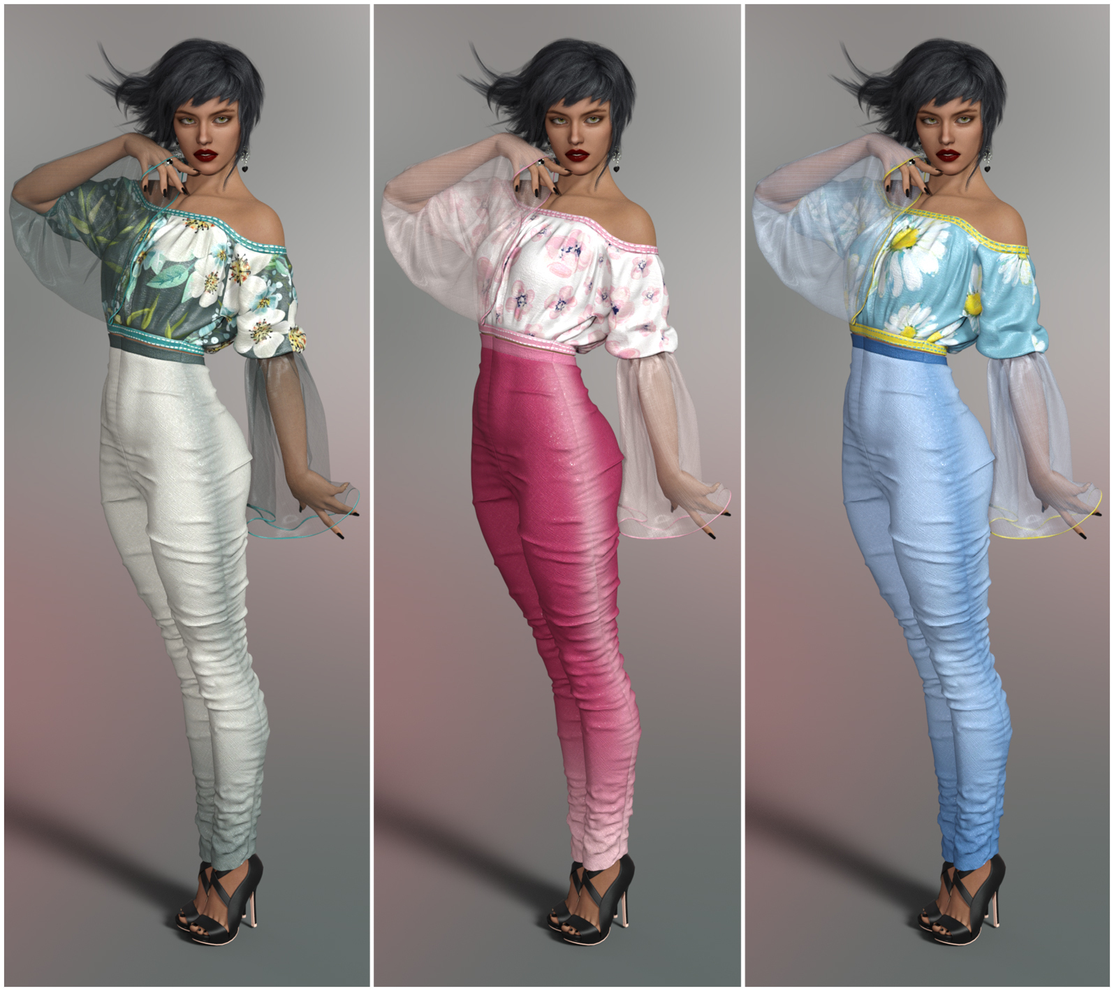 Remake Fancy Day Outfit G8F | Daz 3D