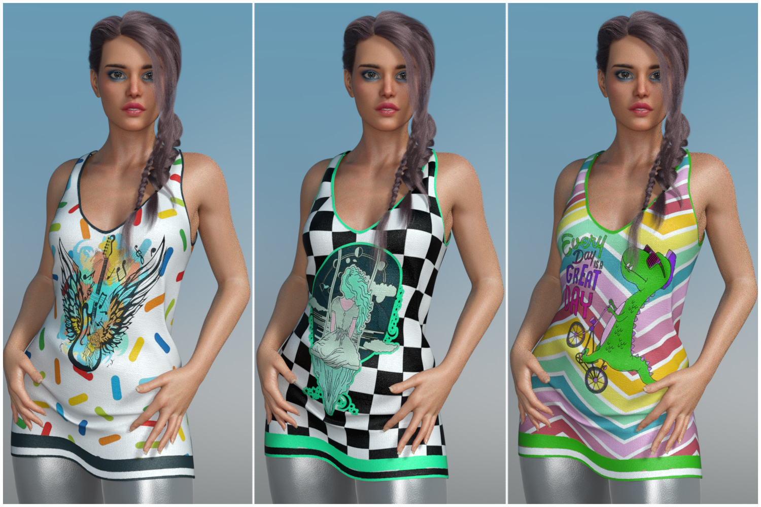 Seasons LF Oversized Shirt G8F | Daz 3D