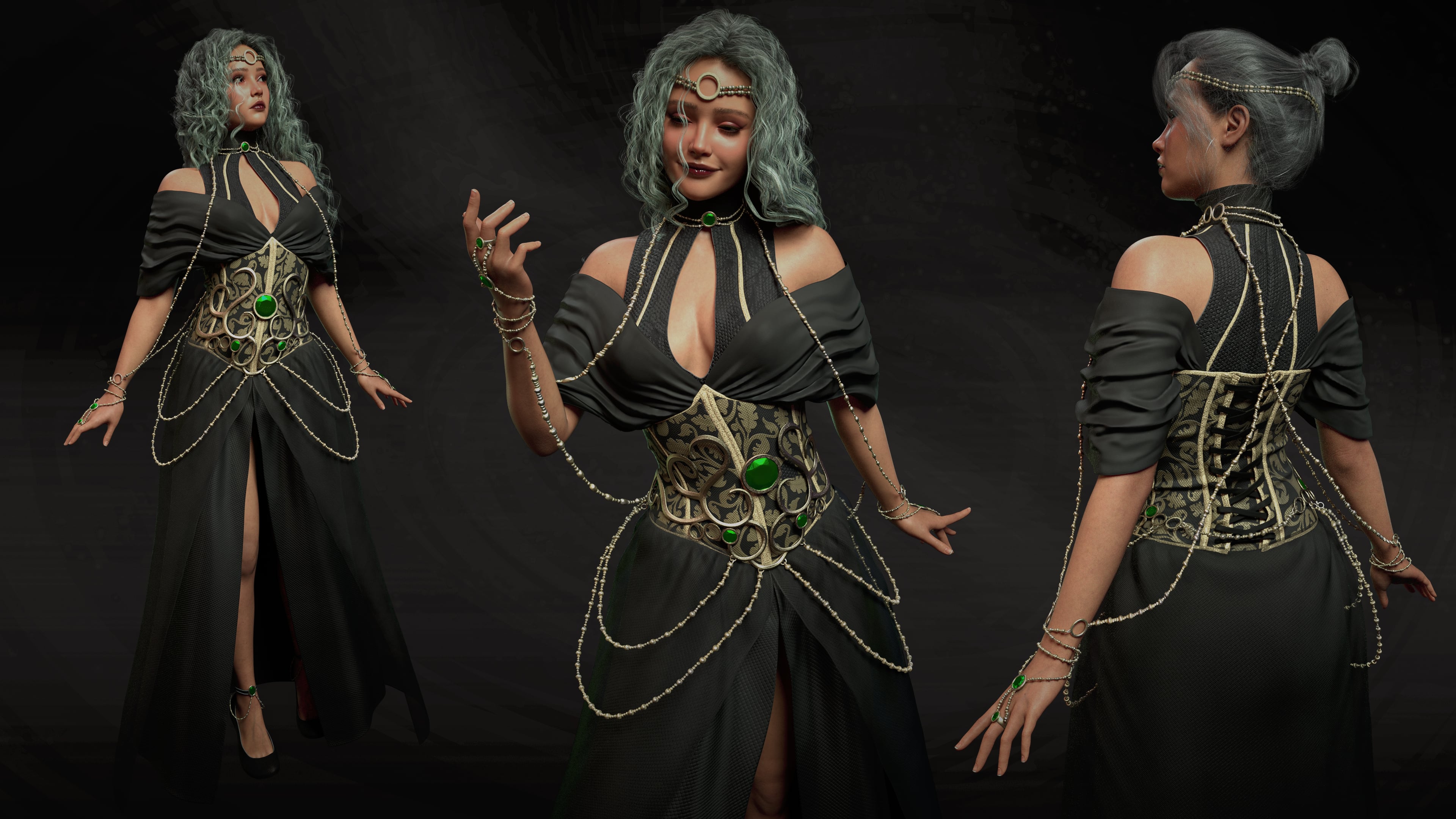 Fairy Queen HD Outfit for Genesis 9 | Daz 3D