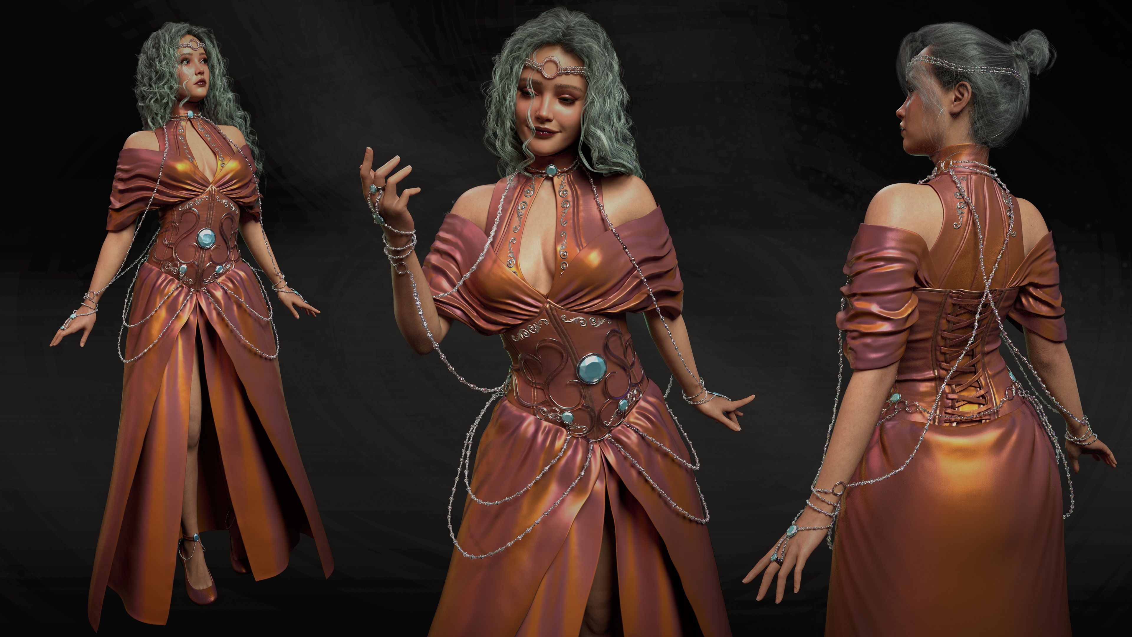 Fairy Queen HD Outfit Textures | Daz 3D