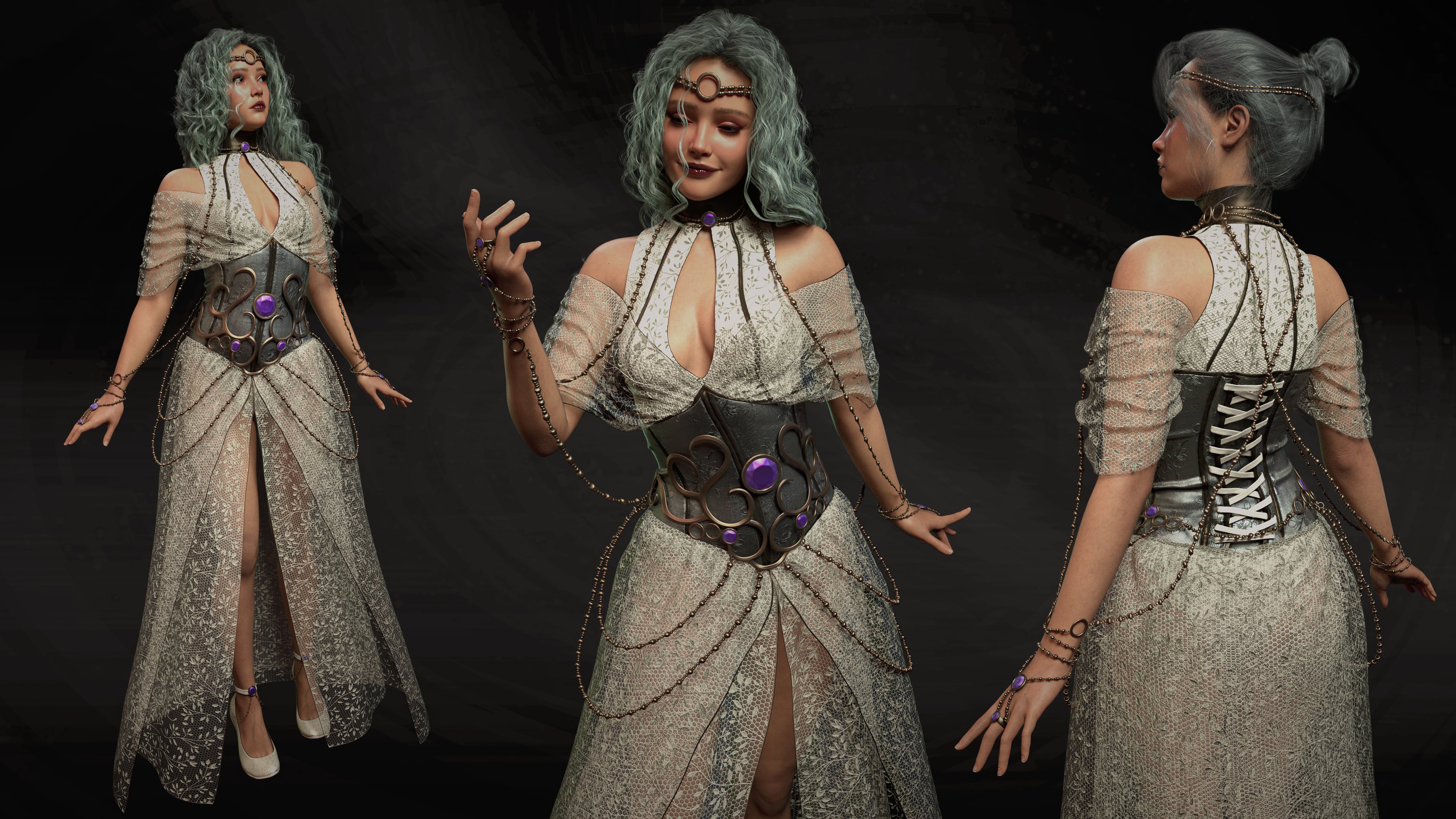 Fairy Queen HD Outfit Textures | Daz 3D