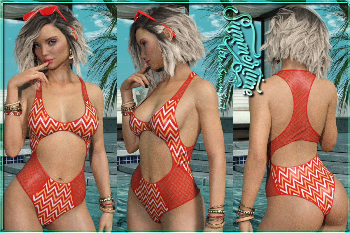 Summertime for Ultra Swimsuit G8F | Daz 3D
