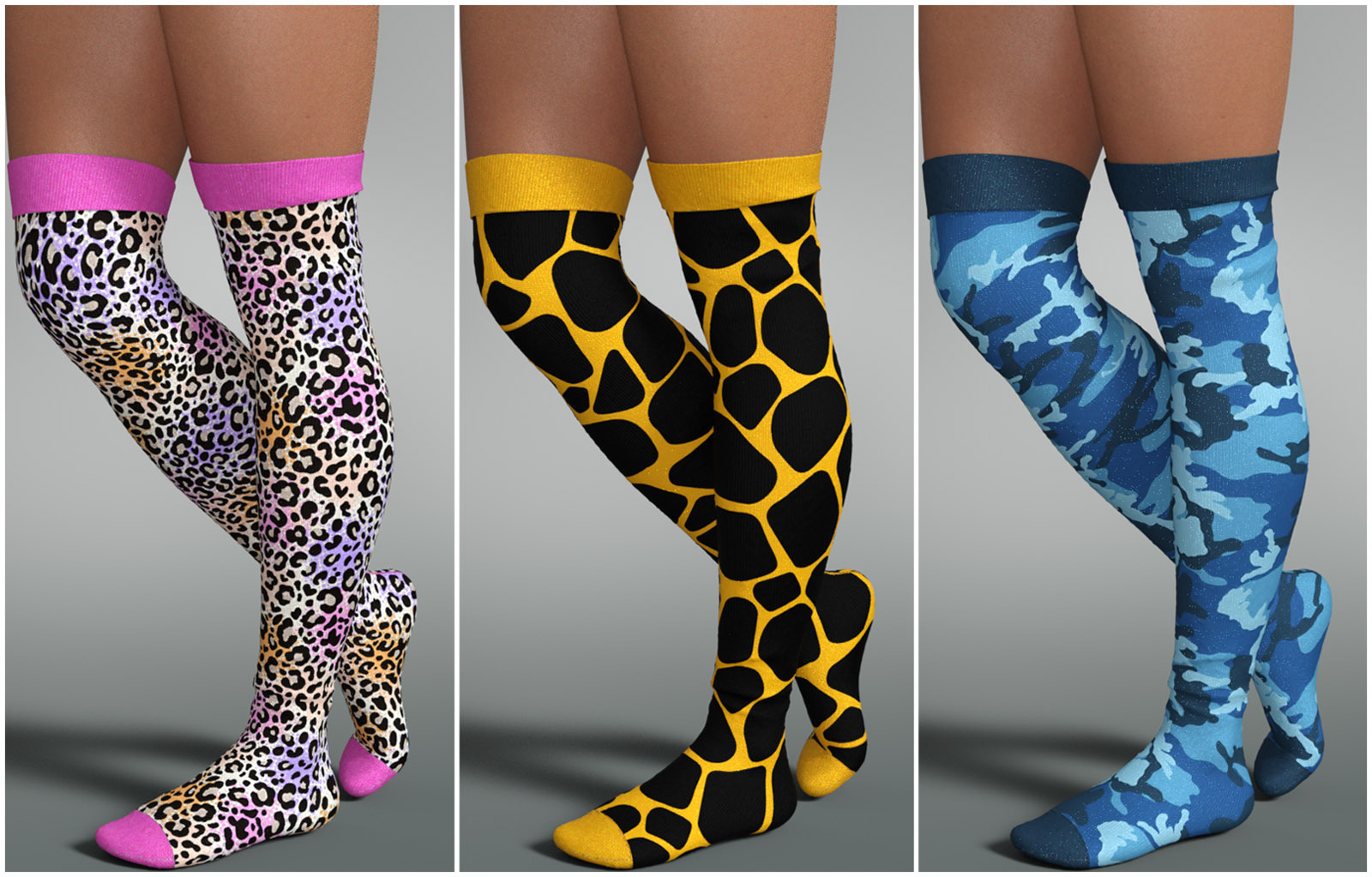 Wild Lf Comfy Socks G8f Daz 3d